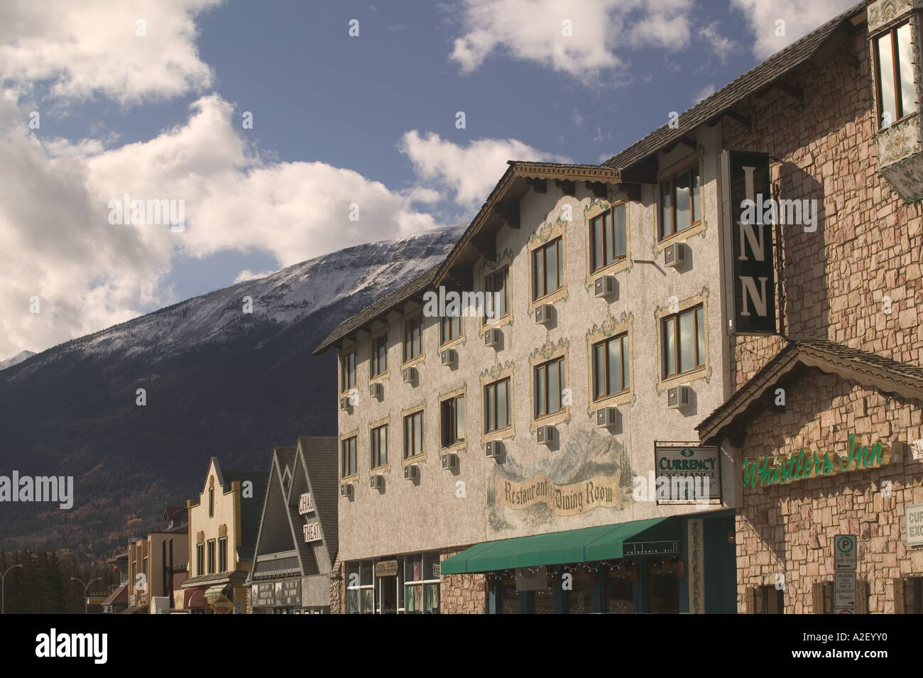 Main street jasper alberta hi-res stock photography and images - Alamy