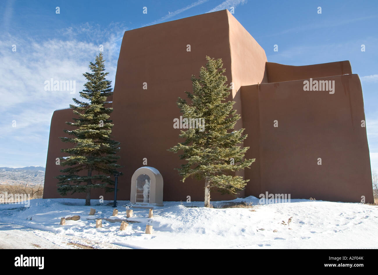 Sacred Heart Church, Nambe New Mexico 2 Stock Photo - Alamy