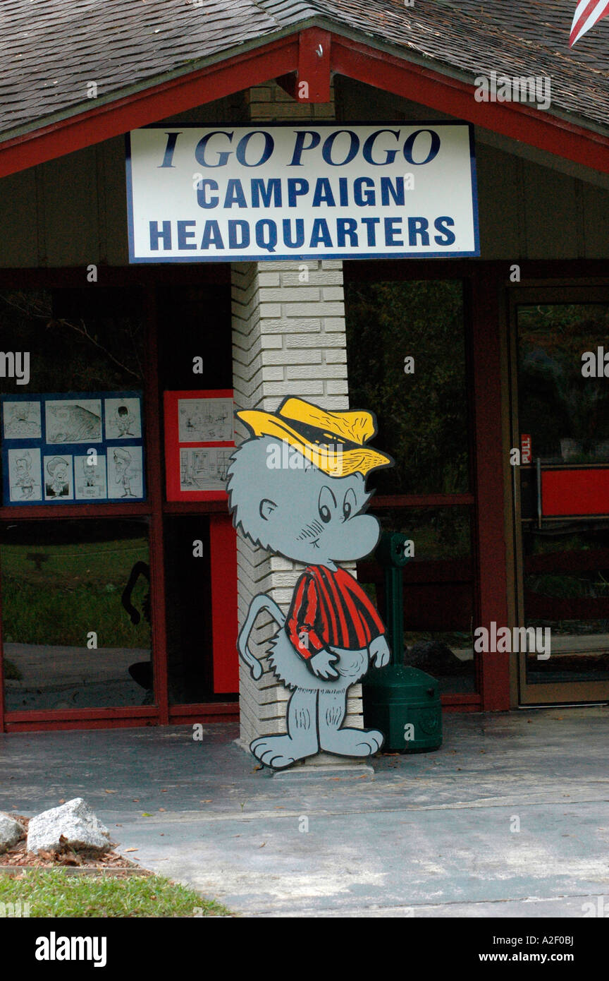 P32 038 Okefenokee - Pogo For President Campaign HQ - Georgia Stock ...