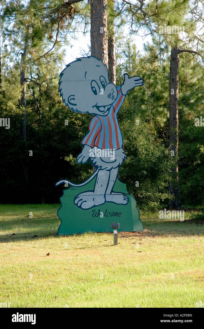 P32 039 Okefenokee - Pogo Mascot - Georgia Stock Photo - Alamy