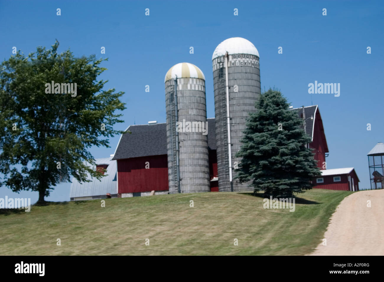 Prosperous farm scene. Hillsboro Wisconsin USA Stock Photo - Alamy