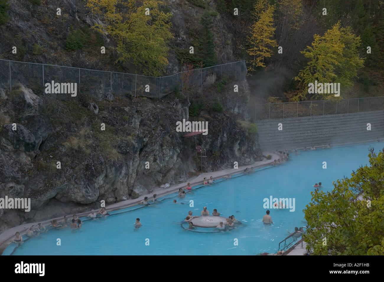 CANADA, British Columbia, The Rockies. Village of Radium Hot Springs ...