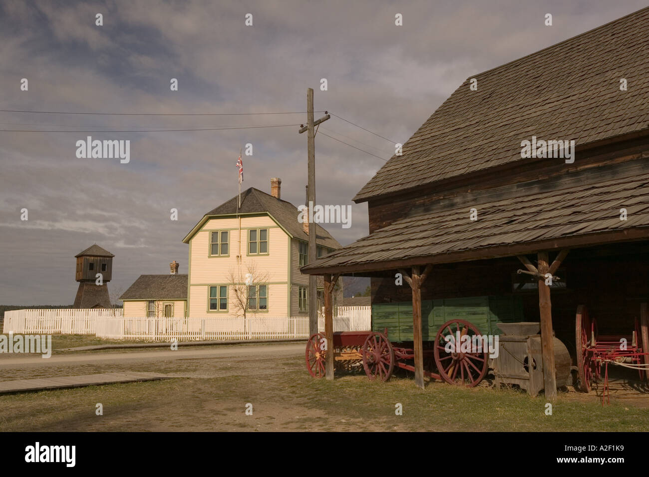 CANADA, British Columbia, Fort Steele. Fort Steele Heritage Town ...