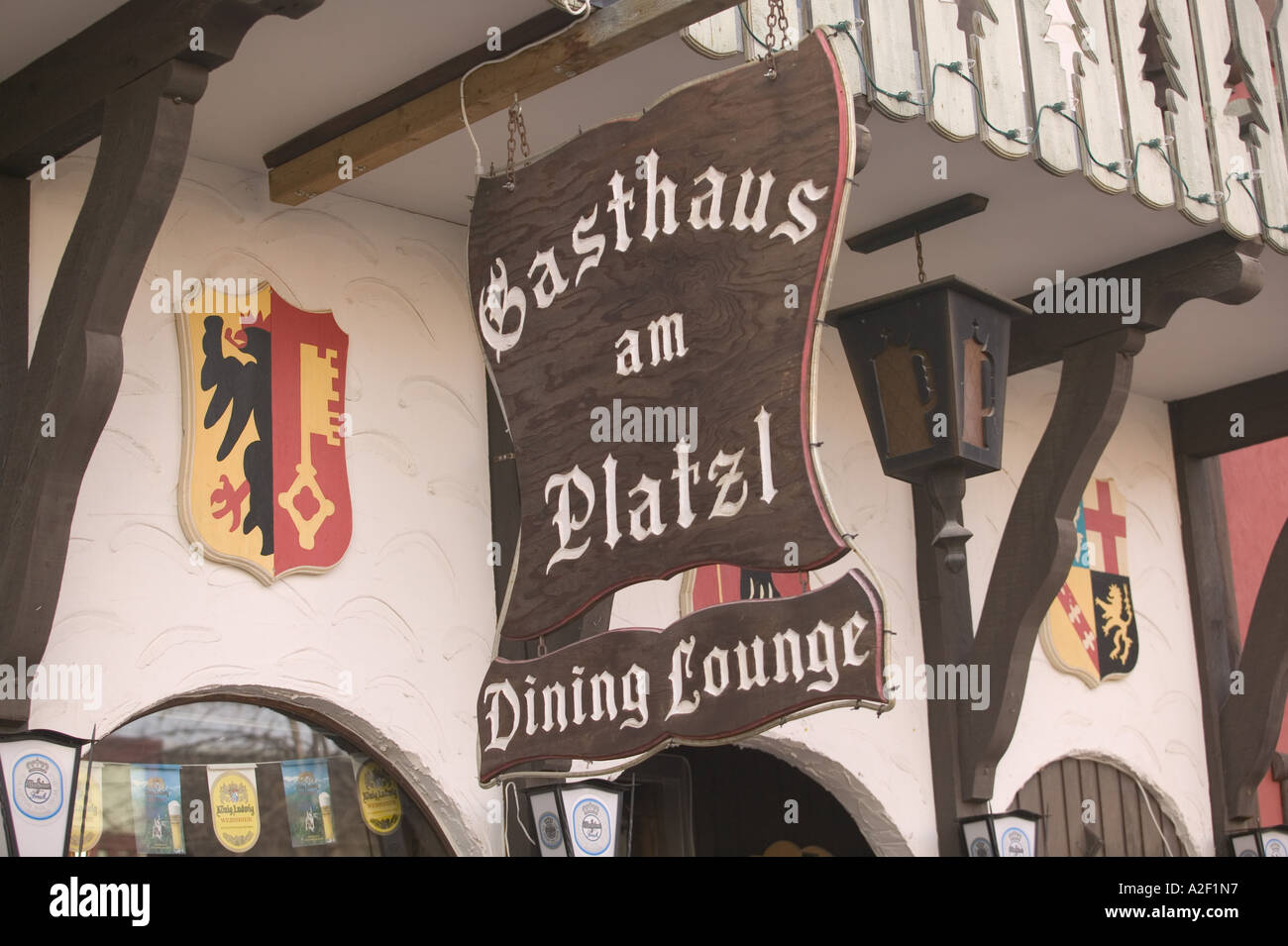 CANADA, British Columbia, Kimberly. Gasthaus am Platzl German ...