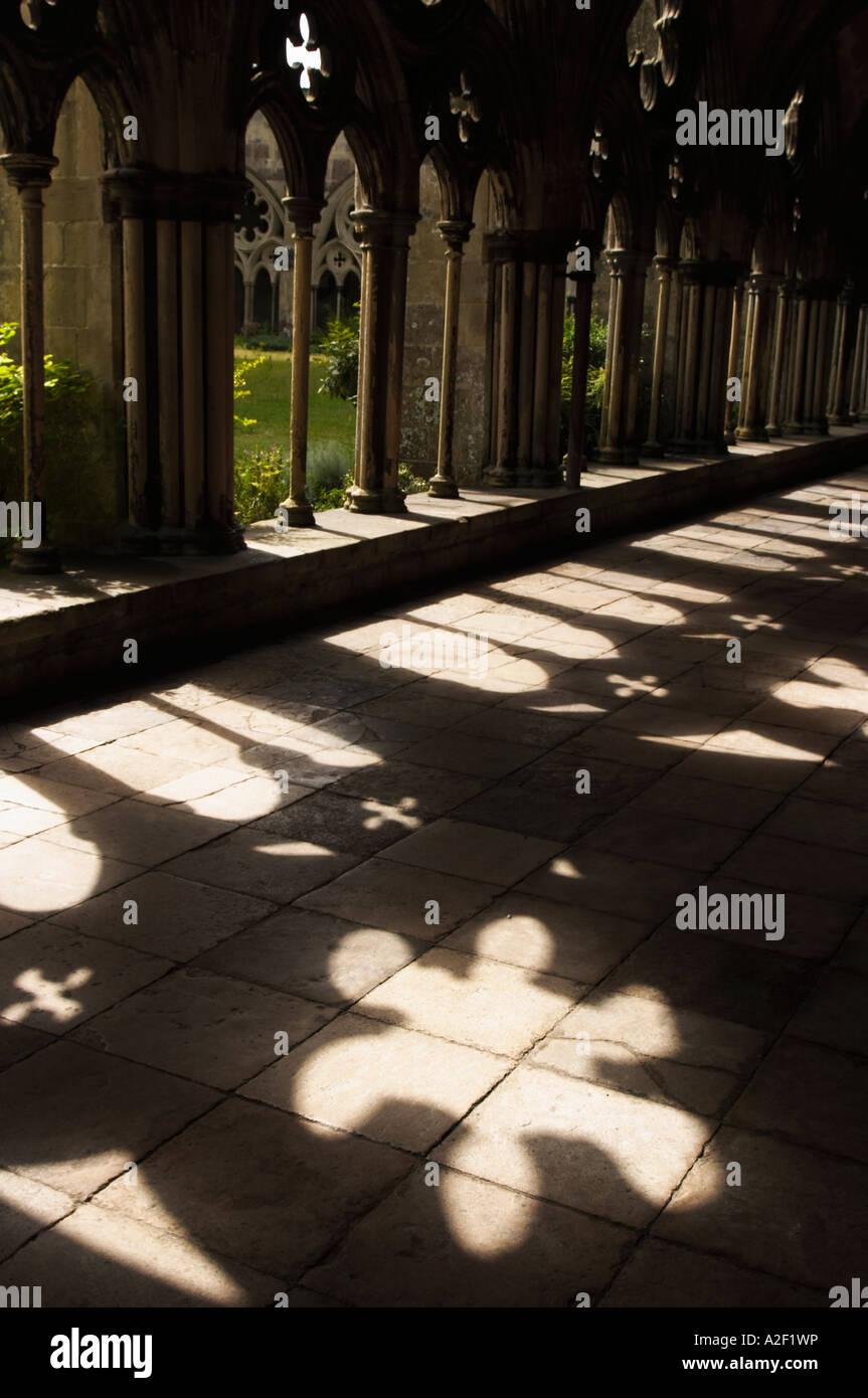 Shadows and textures at Salisbury cathedral Stock Photo - Alamy