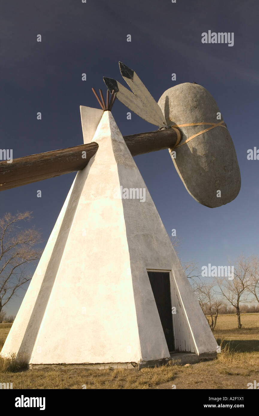 Canada, Saskatchewan, Cut Knife: World's Biggest Indian Tomahawk ...