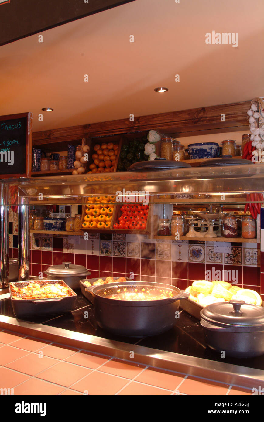 Carvery bar in public house Stock Photo - Alamy