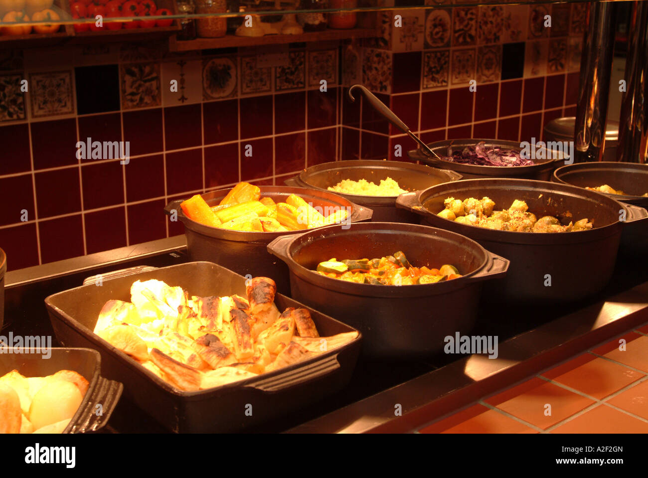 Carvery bar in public house Stock Photo - Alamy