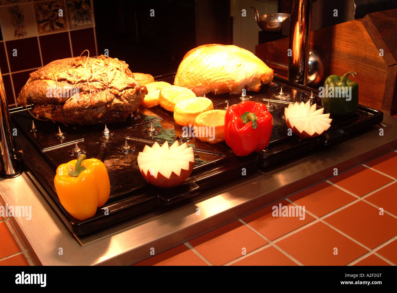 Carvery bar in public house Stock Photo - Alamy