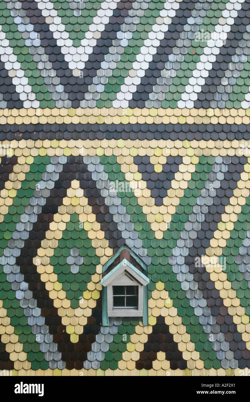 AUSTRIA, Vienna: The Stephansdom Cathedral Roof Tile Detail Stock Photo ...