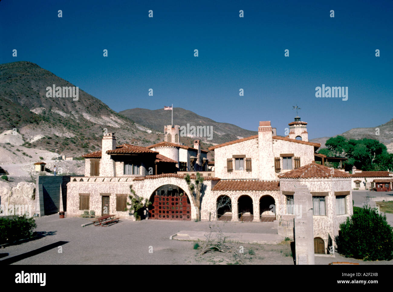 California Death Valley Scotty's Castle Stock Photo - Alamy
