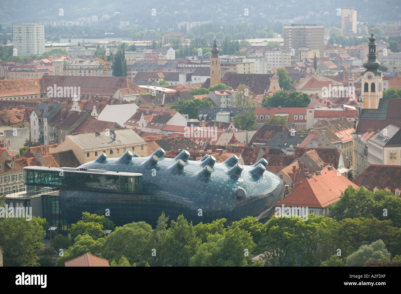 Austrica, Styria, Stiermark, Graz, Kunsthaus Graz, Art Museum by Peter ...