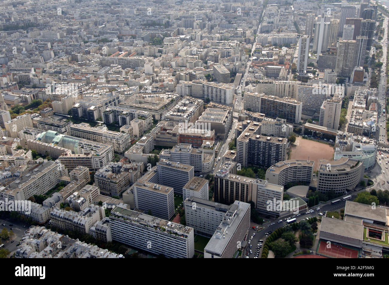 Paris bird's eye view hi-res stock photography and images - Alamy