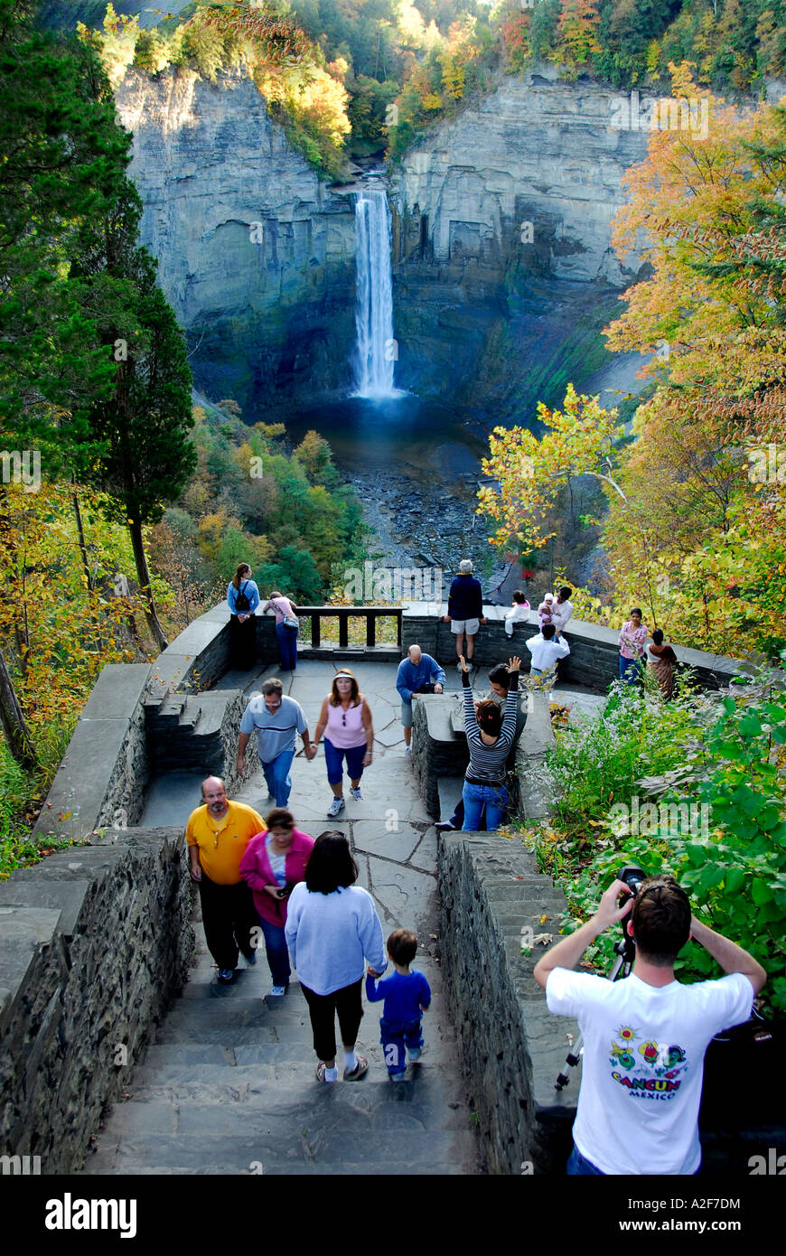 Taughannock Falls, Ithaca, NY USA Stock Photo - Alamy