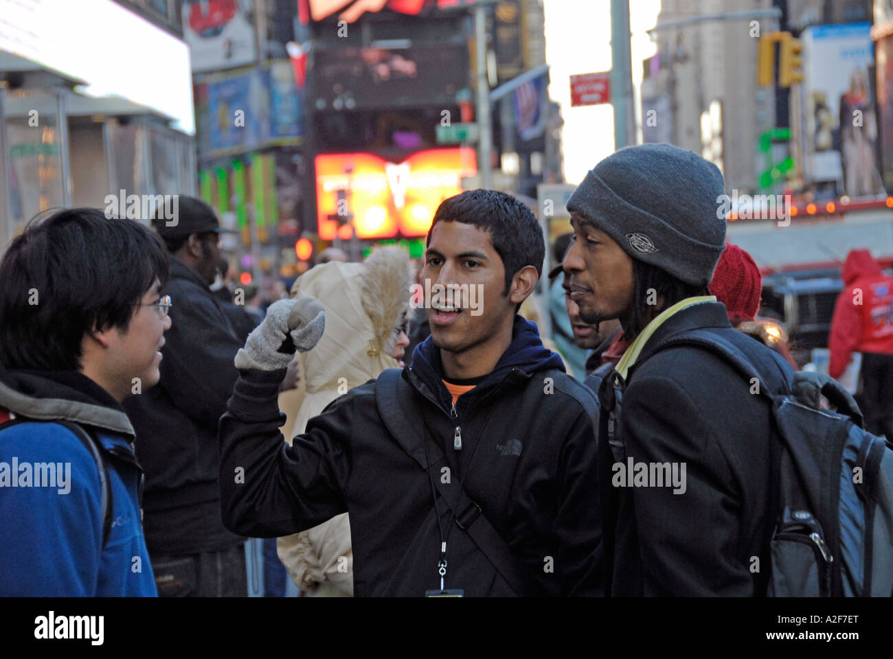 Times Square scene Stock Photo - Alamy