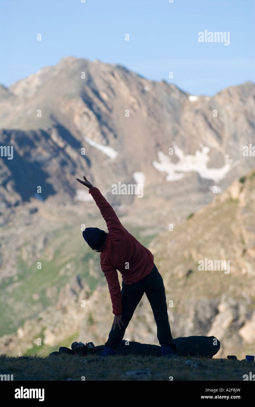 Campers stretch hi-res stock photography and images - Alamy