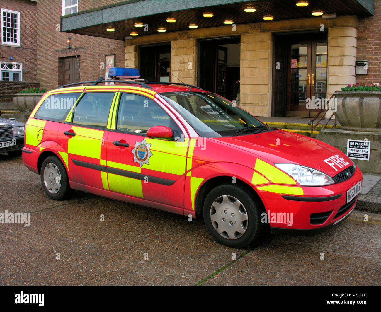 West Sussex Fire and Rescue Service vehicle in Worthing West Sussex ...
