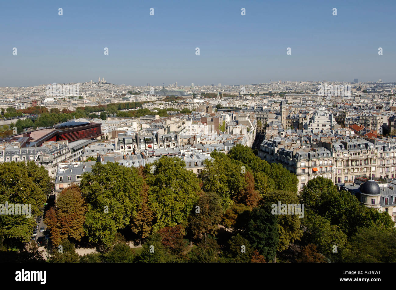 Paris birds eye view hi-res stock photography and images - Alamy