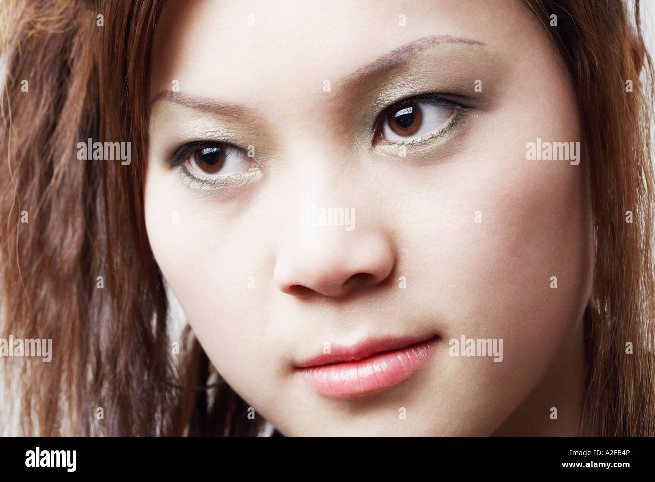 Female teenage student thinking hi-res stock photography and images - Alamy