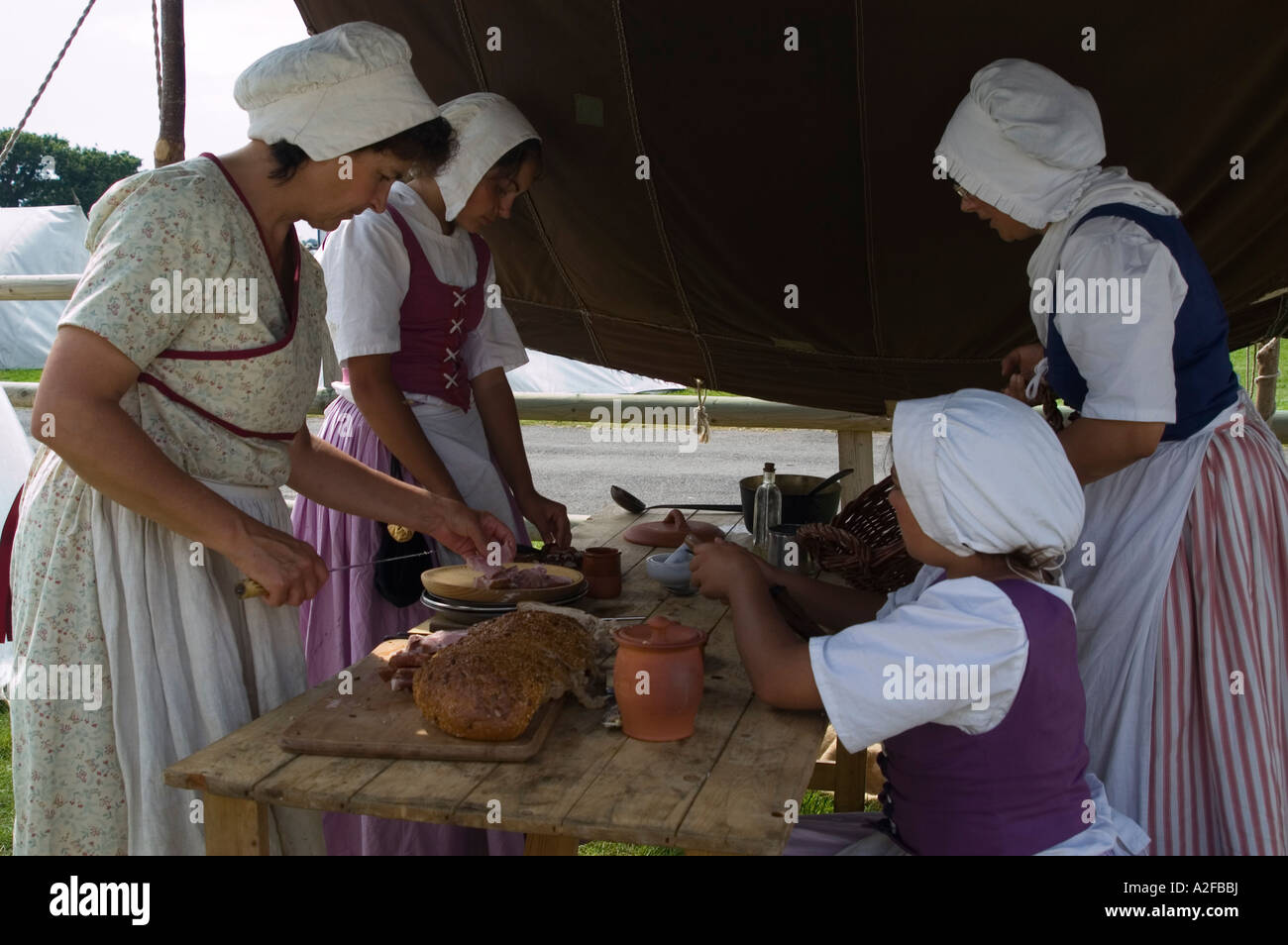 1800s woman cooking hi-res stock photography and images - Alamy