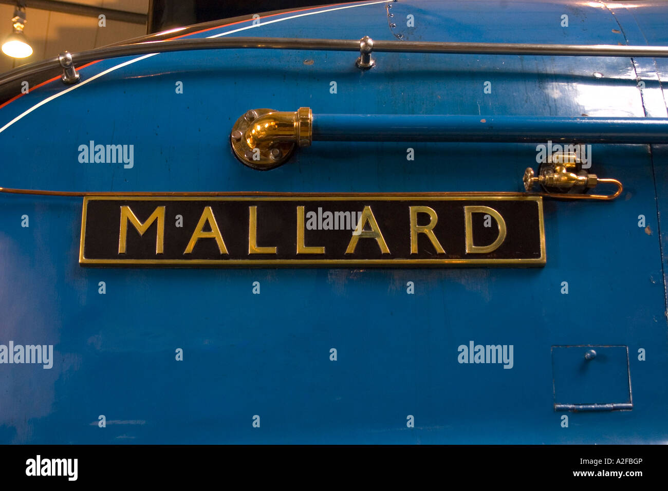 Nameplate of the Mallard National Railway Museum York England Stock ...