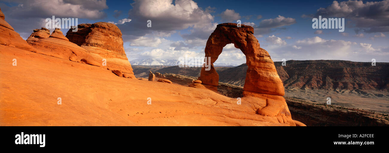 Delicate Arch Arches National Park Utah USA Stock Photo - Alamy