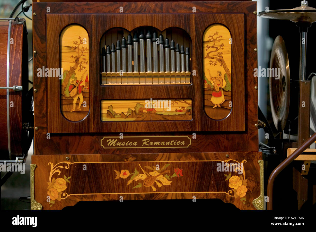 hand organ, warnemunde Stock Photo - Alamy