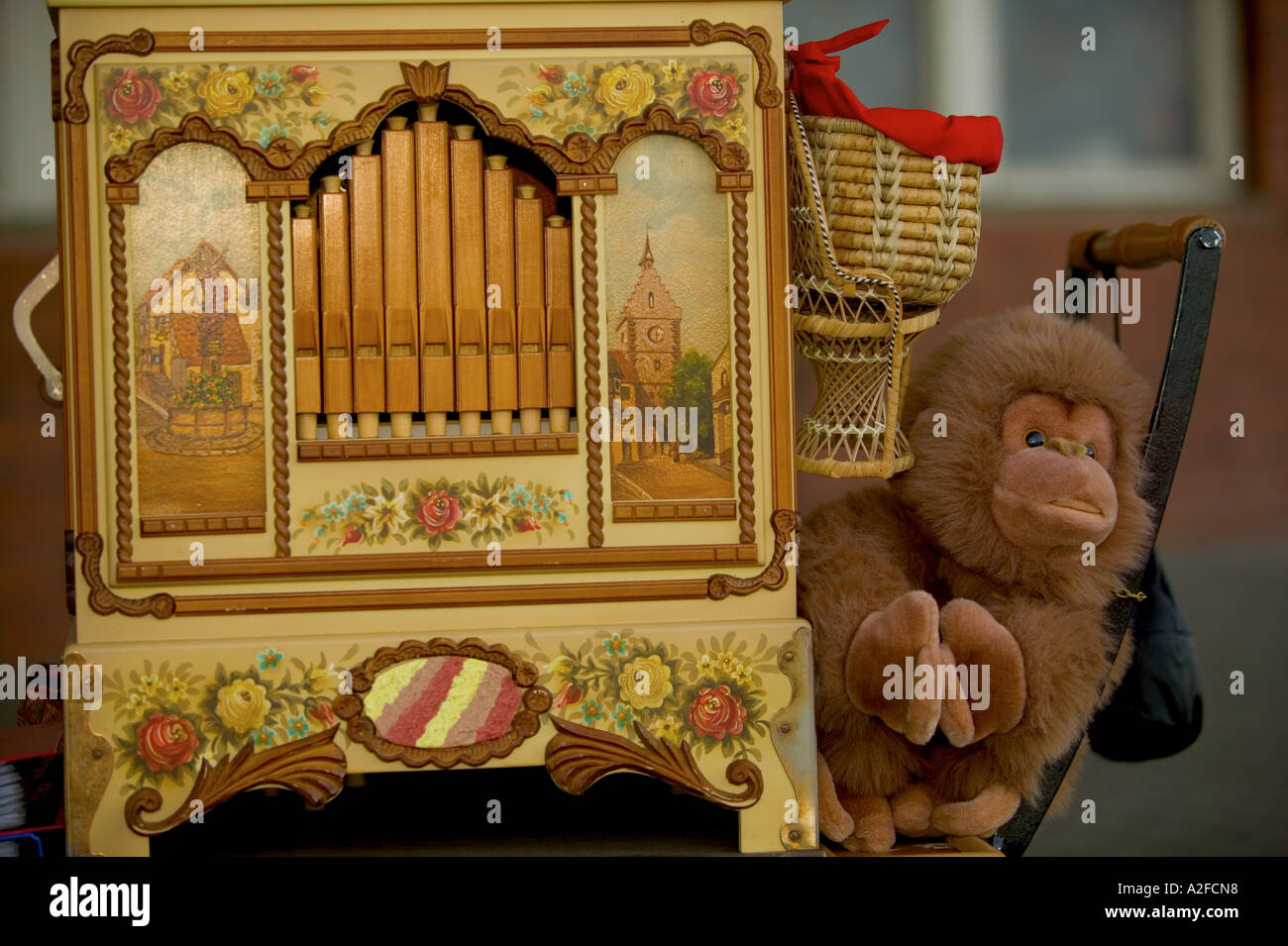 hand organ, warnemunde Stock Photo - Alamy