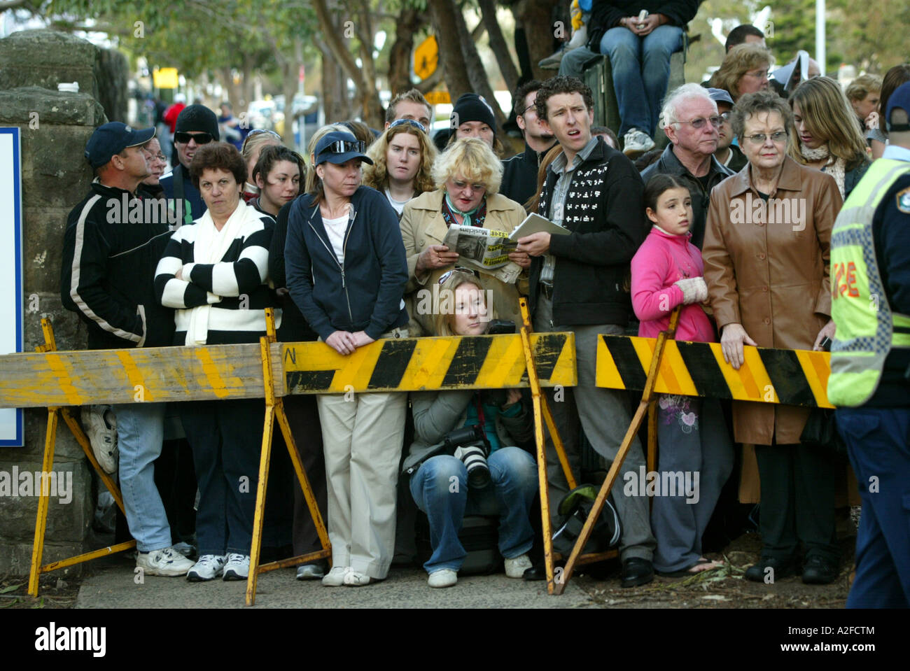Police barrier hi-res stock photography and images - Alamy
