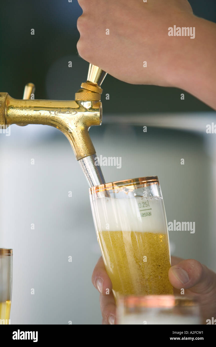 beer on tap Stock Photo - Alamy