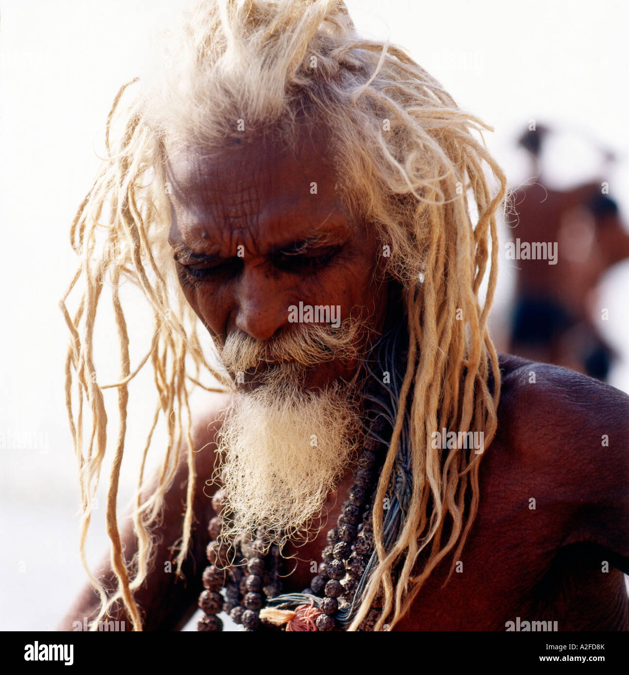 Sadhu Varanasi India Stock Photo - Alamy