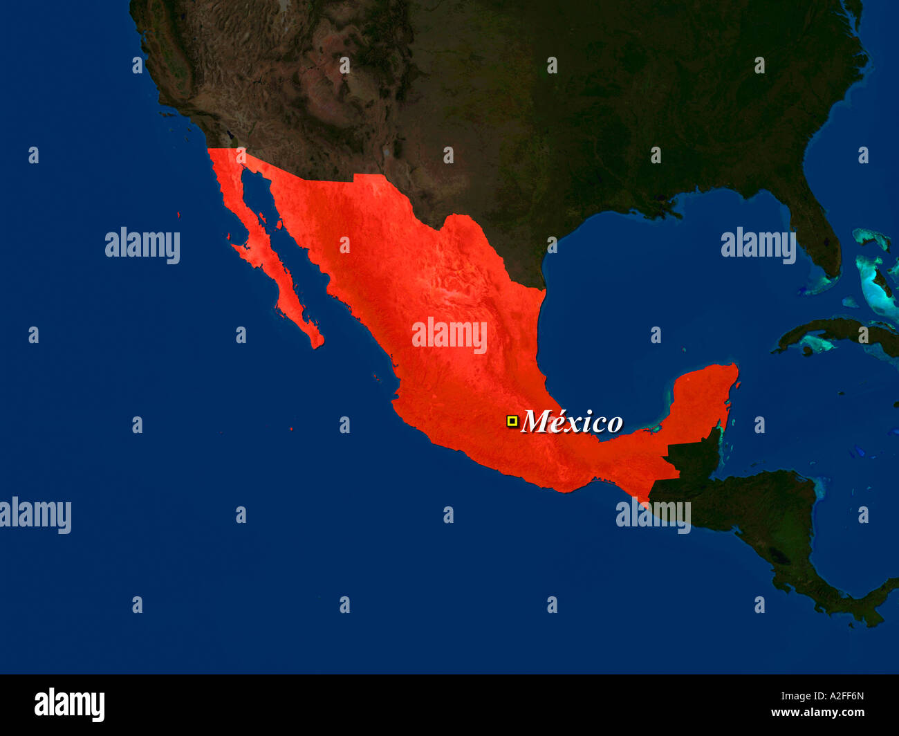 Geographical maps of mexico hi-res stock photography and images - Alamy