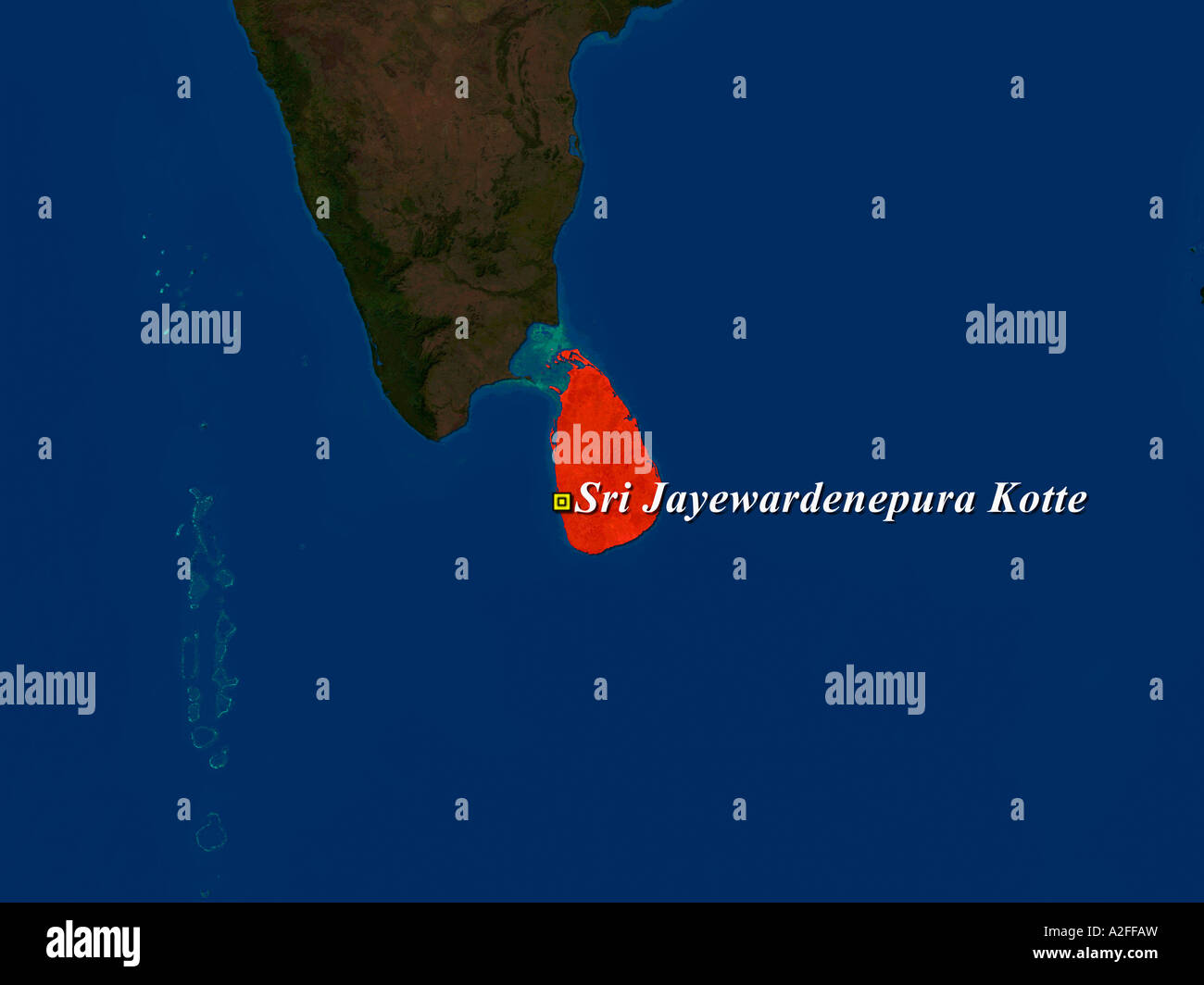 Maps of sri lanka hi-res stock photography and images - Alamy