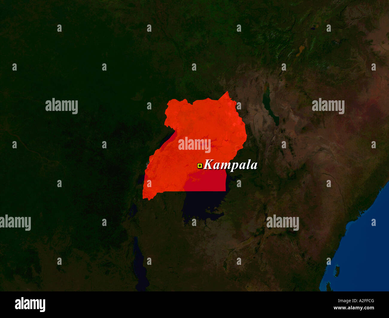 Kampala aerial hi-res stock photography and images - Alamy