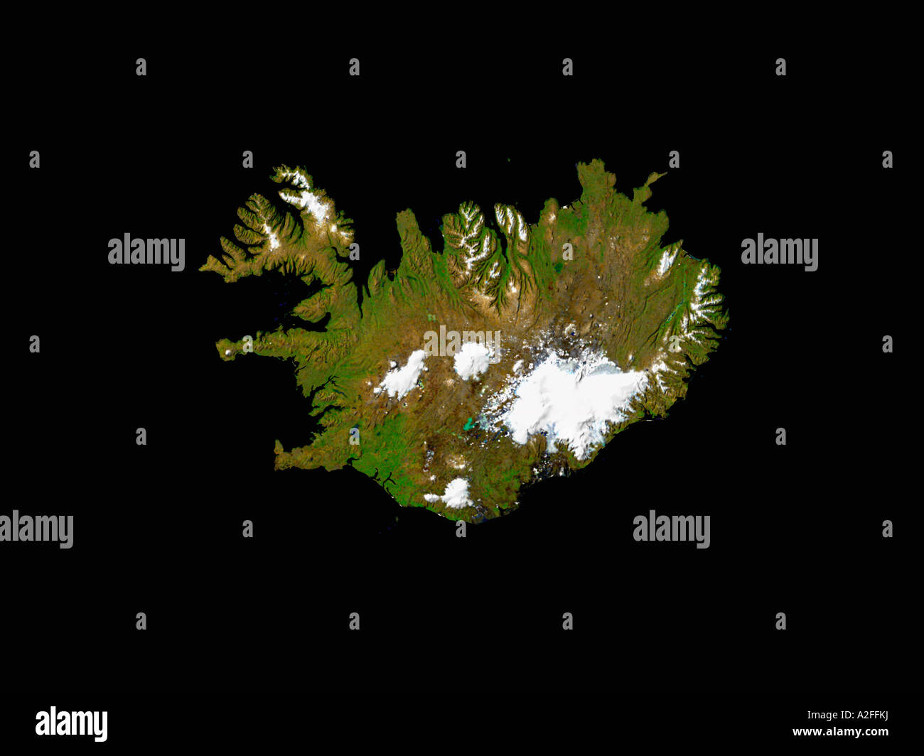 Map satellite geography iceland hi-res stock photography and images - Alamy