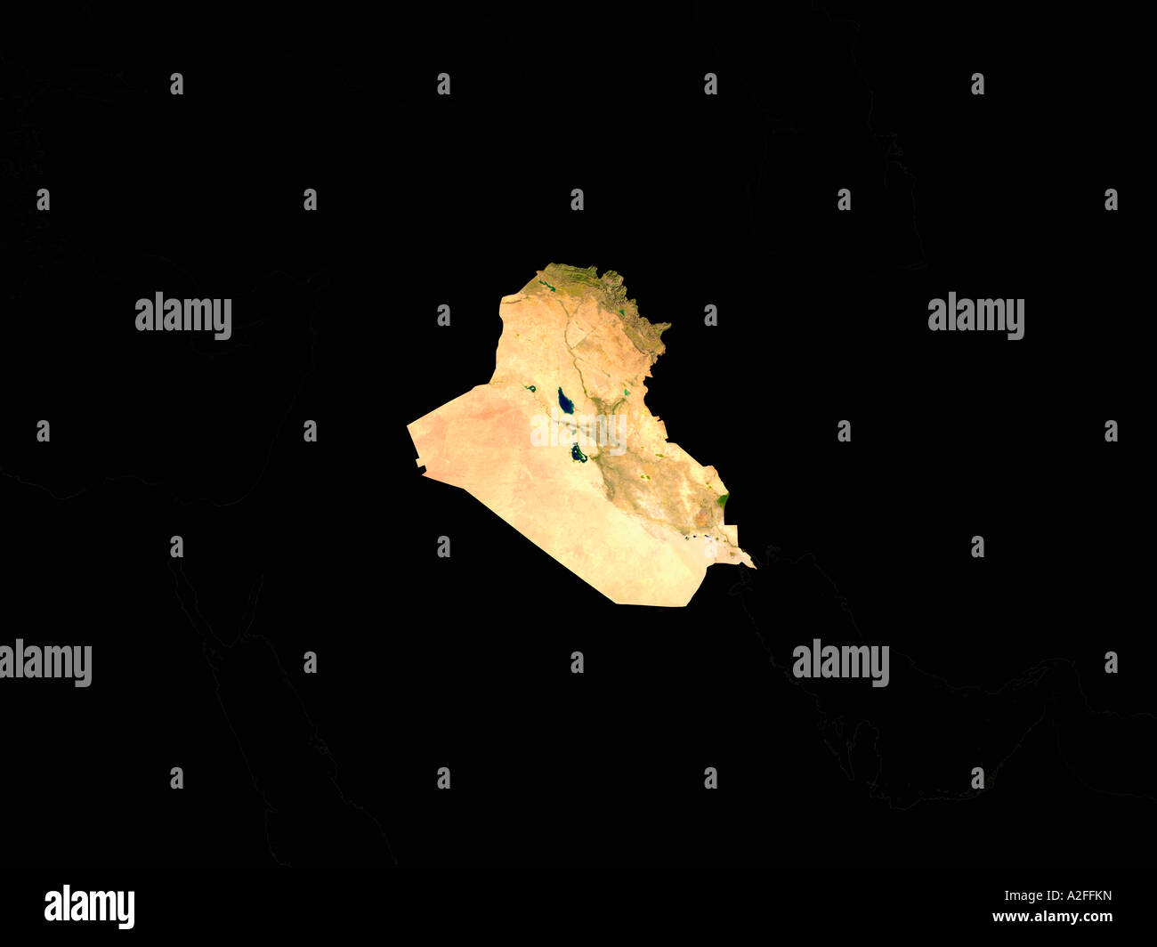 Iraq satellite image High Resolution Stock Photography and Images - Alamy
