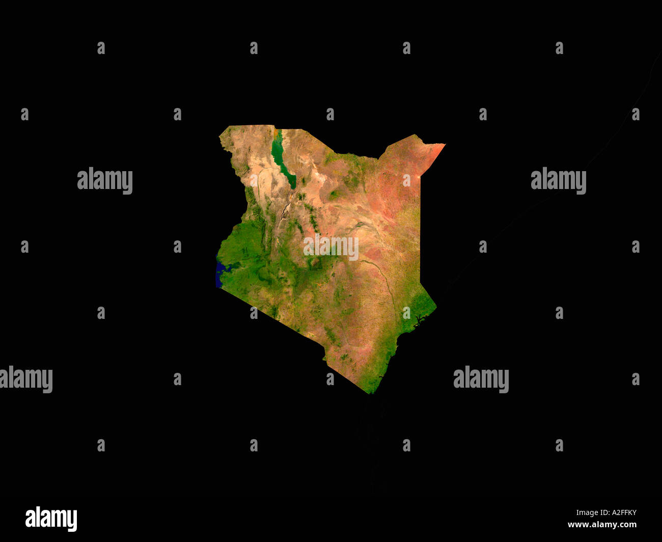 Kenya Map Satellite