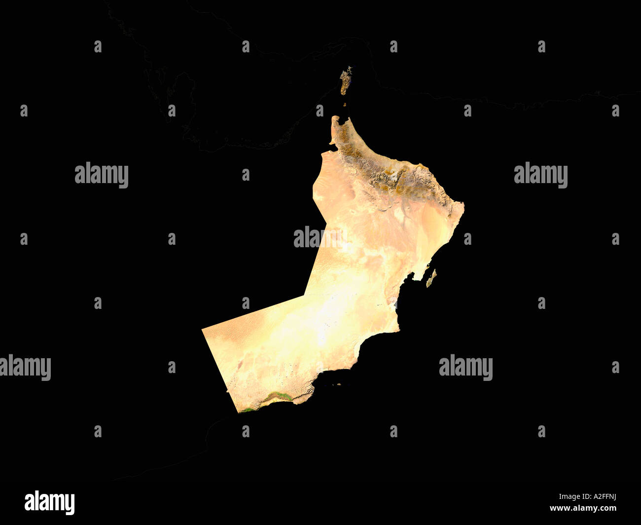 Middle east asia satellite image hi-res stock photography and images ...