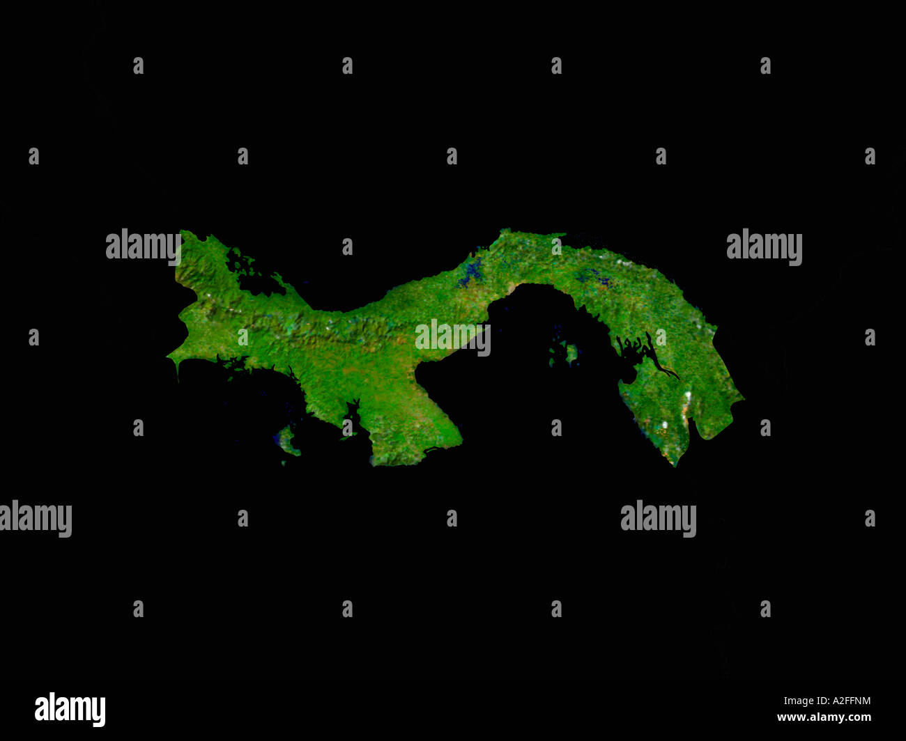 Map satellite geography panama hi-res stock photography and images - Alamy