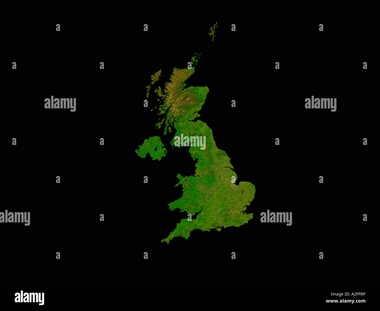 Uk map satellite image hi-res stock photography and images - Alamy