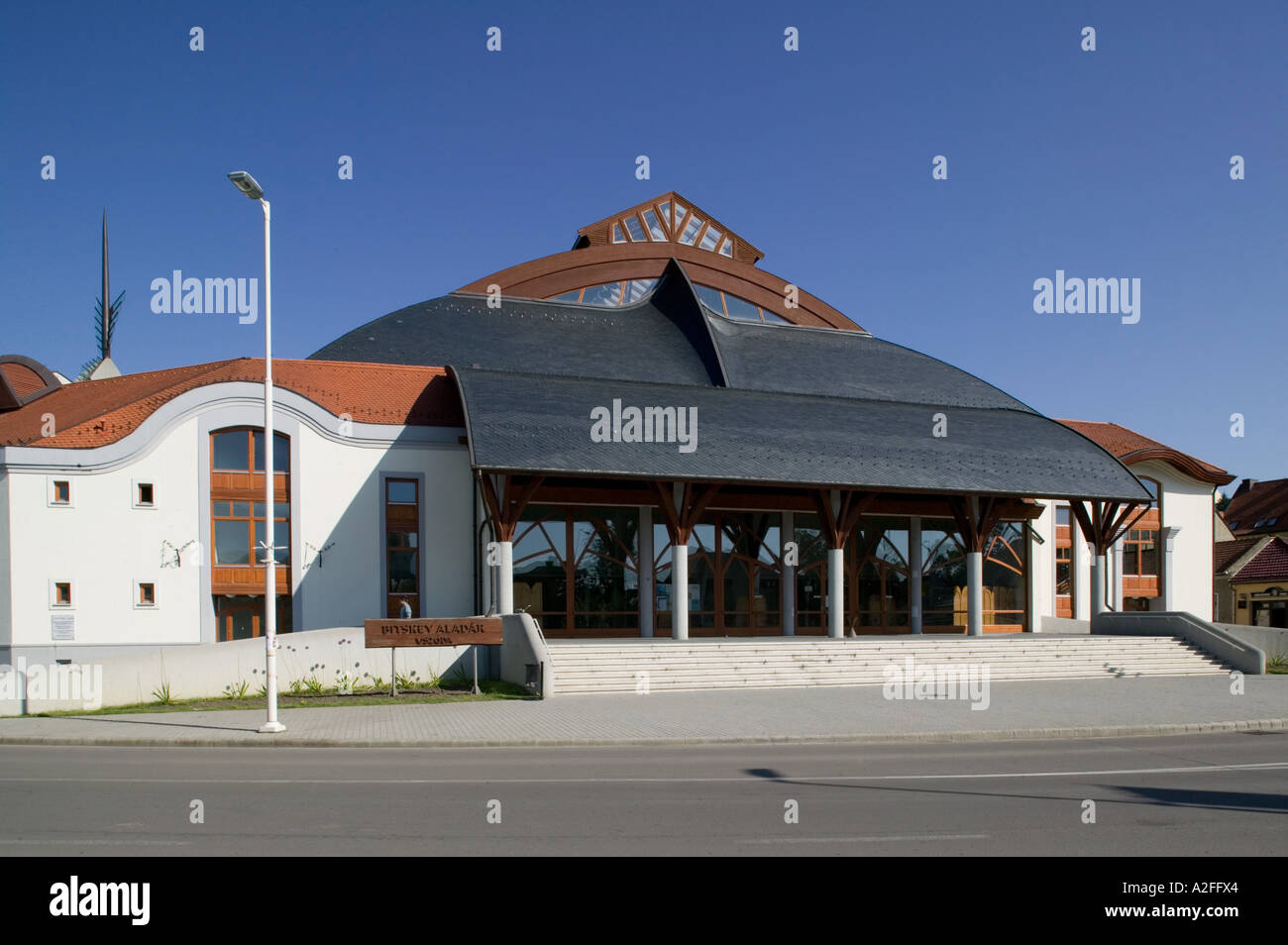HUNGARY, Northern Uplands, EGER: Eger Spa Pool Complex Stock Photo - Alamy