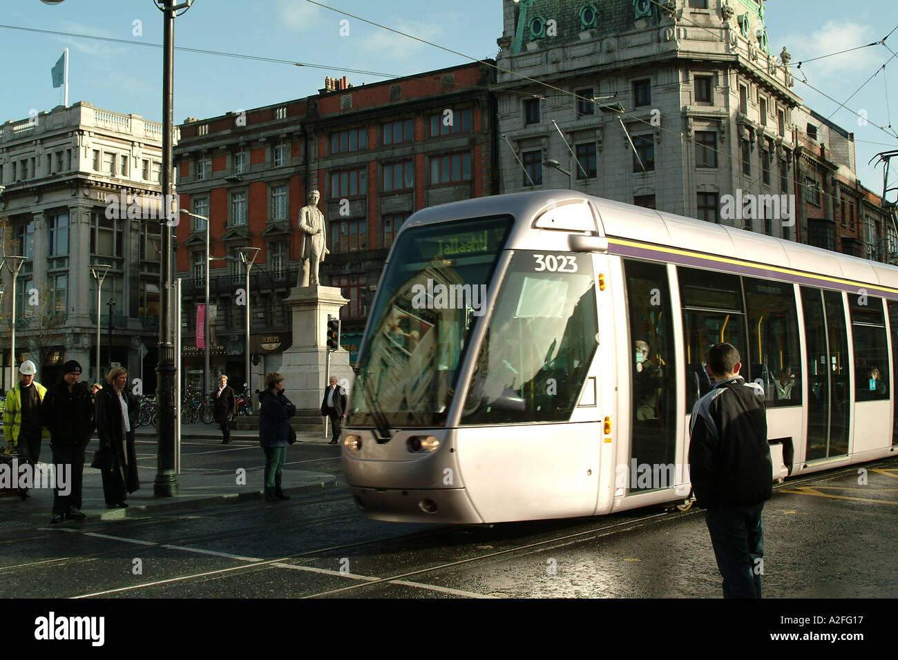 Dublin Tram Ireland Stock Photo - Alamy