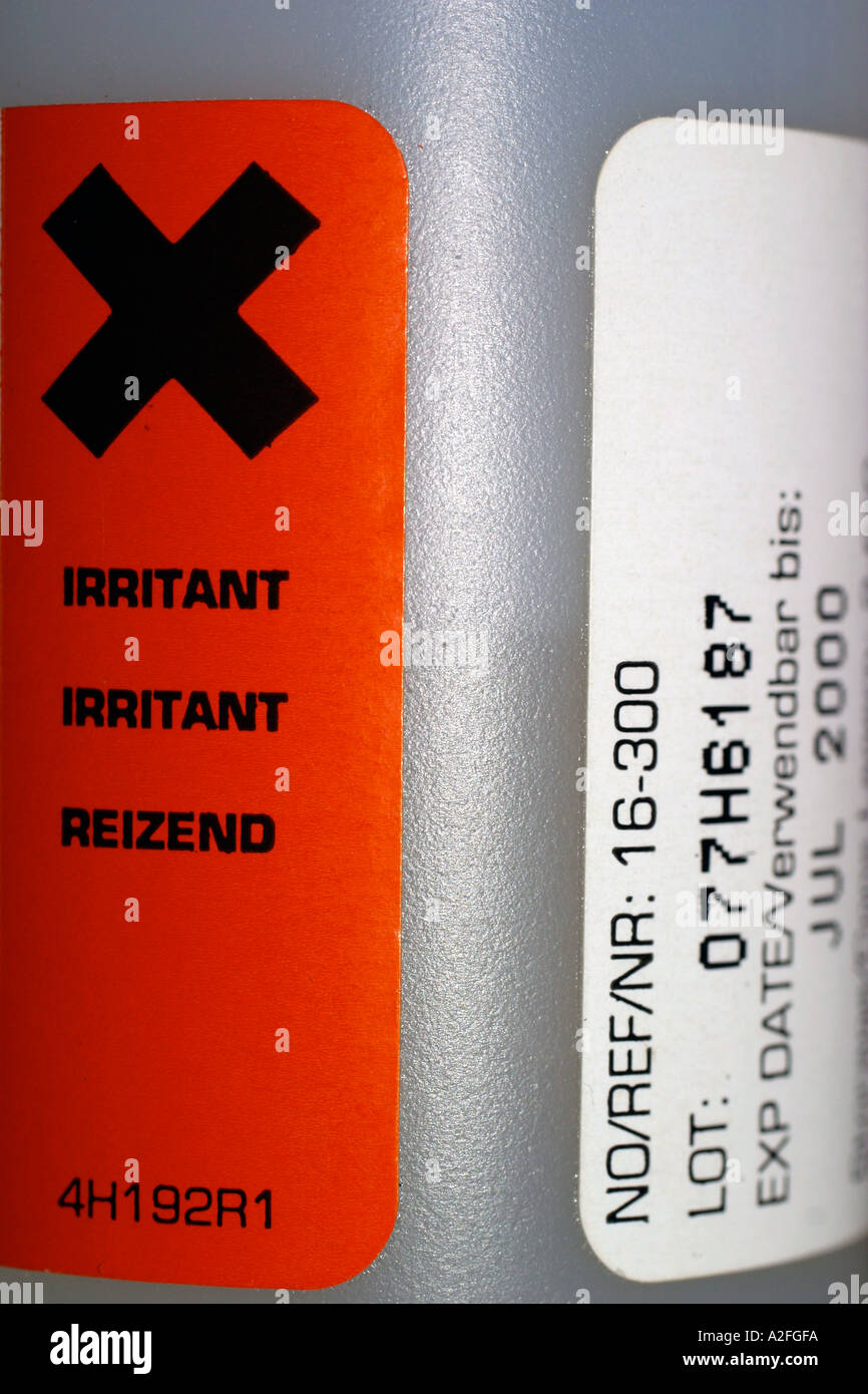 Irritant Symbol High Resolution Stock Photography and Images - Alamy