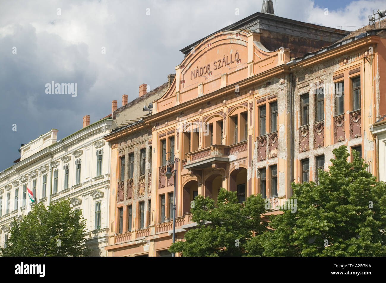 HUNGARY, Southern Transdanubia, PECS: Szechenyi ter Square Stock Photo ...
