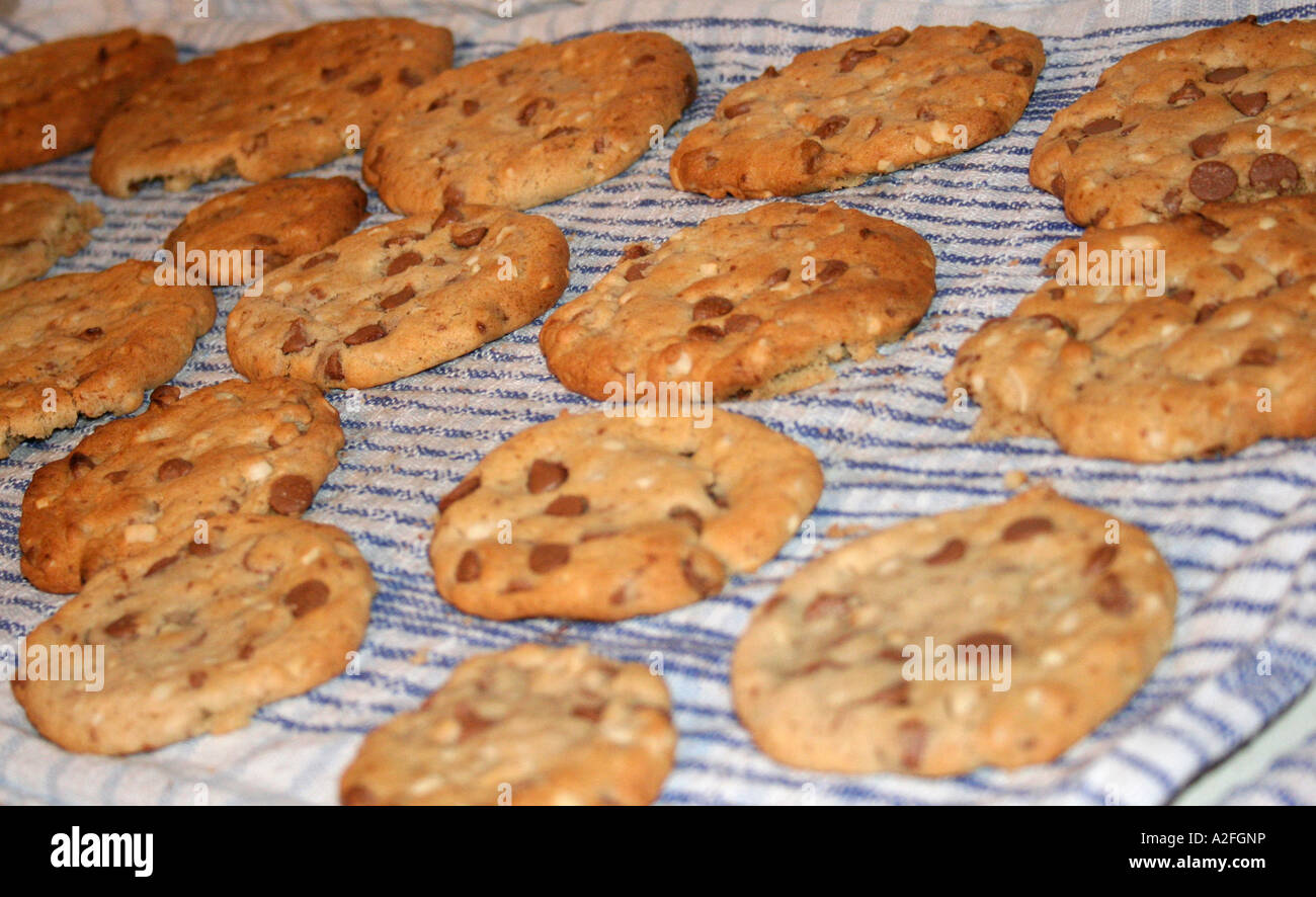 stacked homemade cookies Stock Photo - Alamy