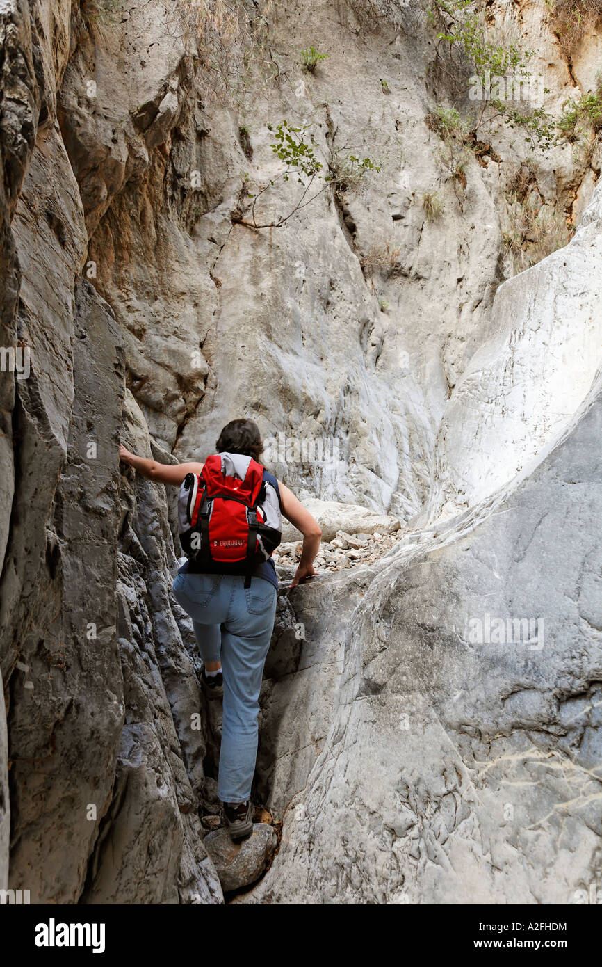 Kritsa Gorge (Kritsas gorge), Crete, Greece Stock Photo - Alamy