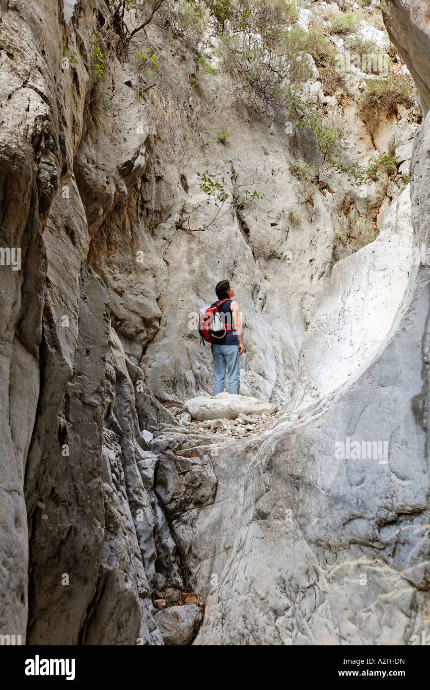Kritsa Gorge (Kritsas gorge), Crete, Greece Stock Photo - Alamy
