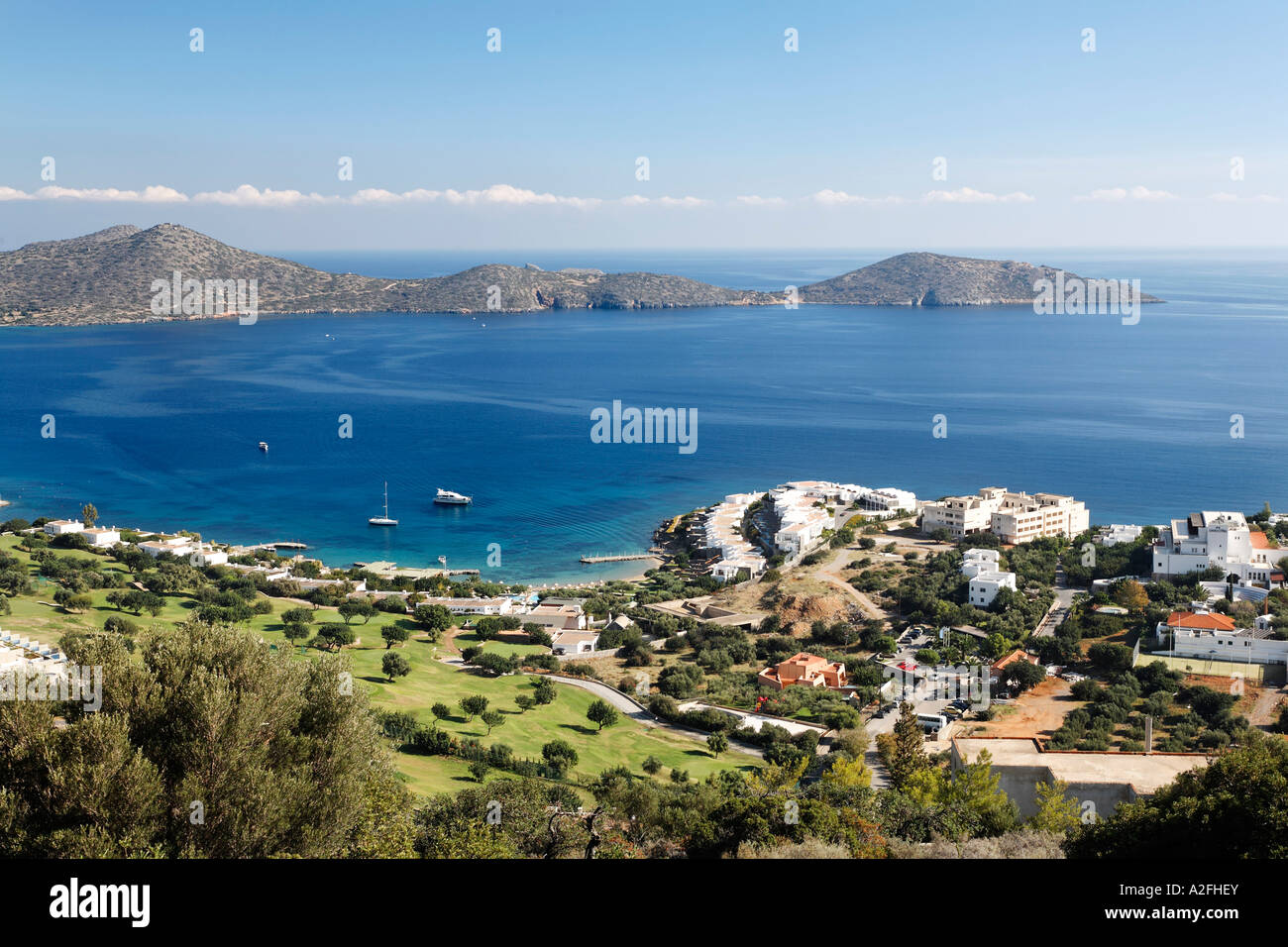 Spinalonga horizontal hi-res stock photography and images - Alamy