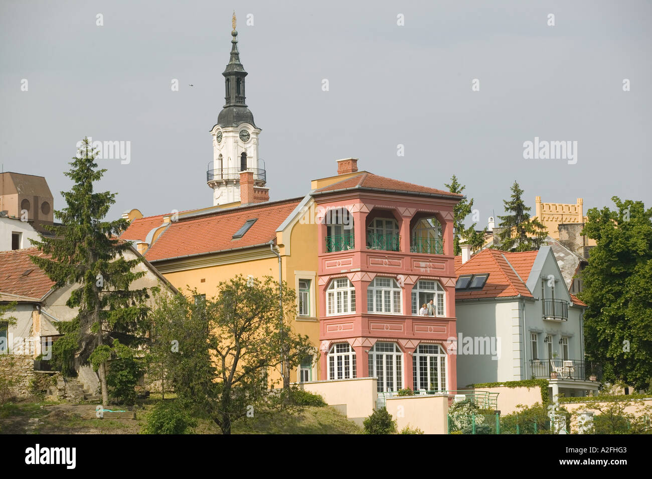 HUNGARY, Lake Balaton Region, VESZPREM: Castle Hill Detail Stock Photo ...