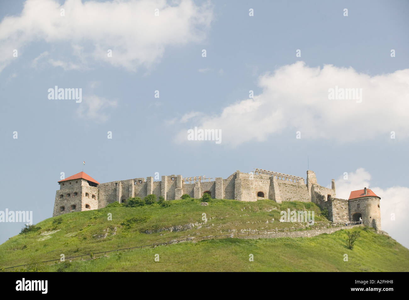 HUNGARY, Lake Balaton Region, SUMEG: Sumeg Castle: Exterior Stock Photo ...